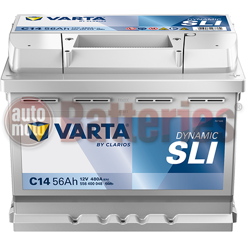Μπαταρία Αυτοκινήτου Varta Black Dynamic C14 12V 56AH 480EN A Εκκίνησης