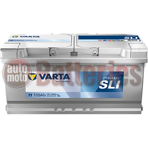 Μπαταρία Αυτοκινήτου Varta Dynamic SLI I1 12V 110AH-920EN A-Εκκίνησης