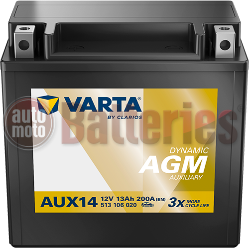 Varta Dynamic AGM AUX14 12V 13Ah 200EN A Εκκίνησης